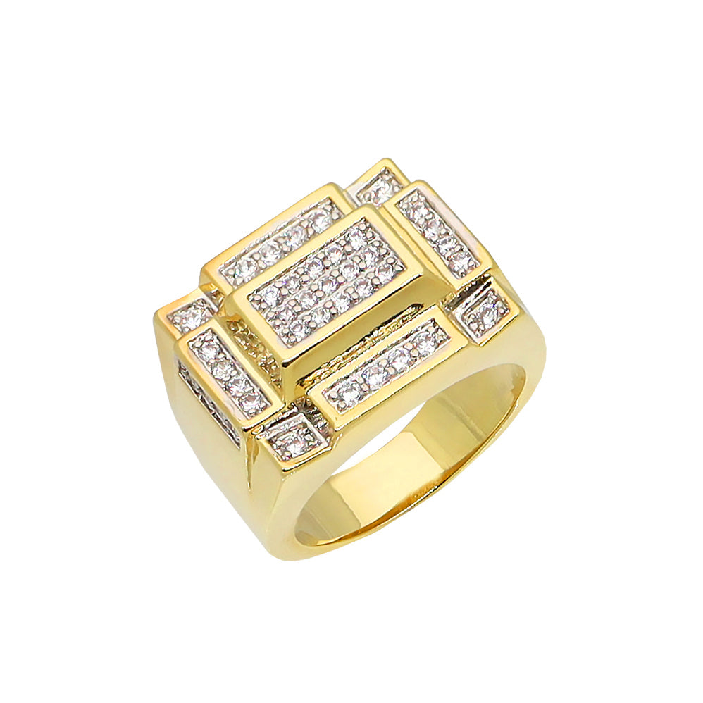 BJ216 Men's Gold Ring – Three Brothers Accessories Inc